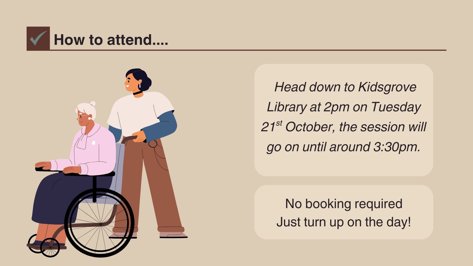 Carers’ Group at Kidsgrove Library – With a Special Guest – Newcastle ...
